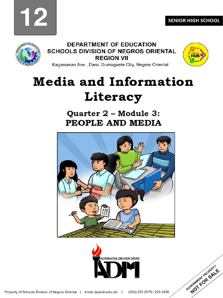 Mil 12 - Q2 Module3 PEOPLE AND MEDIA | PDF | Mass Media | Journalism