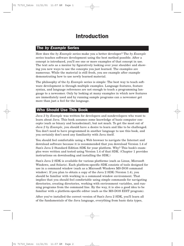 Java 2 by Example | PDF | Java Virtual Machine | Java (Programming ...
