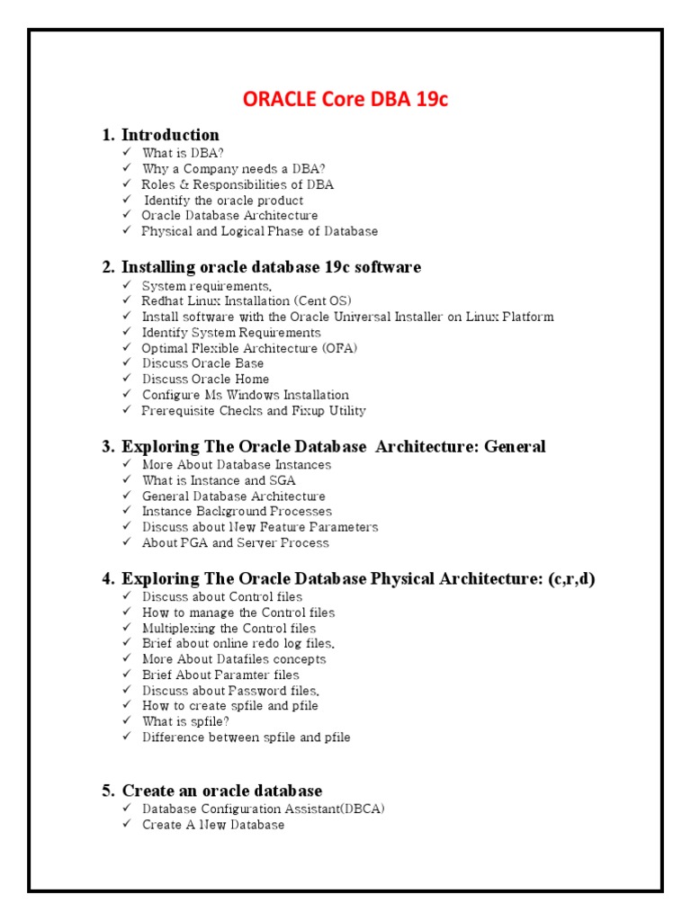 Oracle Core Dba Pdf Backup Databases 0845