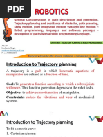 Unit5 Intro To Robotics | PDF | Kinematics | Mechanics