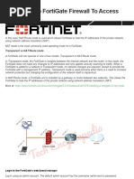Fortigate Firewall | PDF | Ip Address | Computer Network