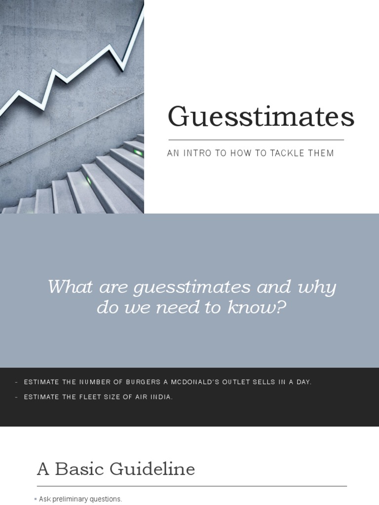 Guesstimate S | PDF | Business