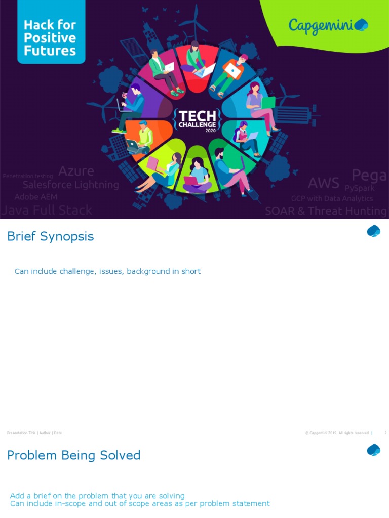 Tech Challenge Level 2 Hackathon Template | PDF | Science And ...