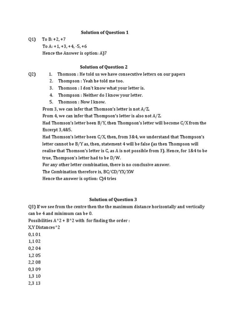 Technothlon 16 Hauts Solutions | PDF | Teaching Mathematics | Science