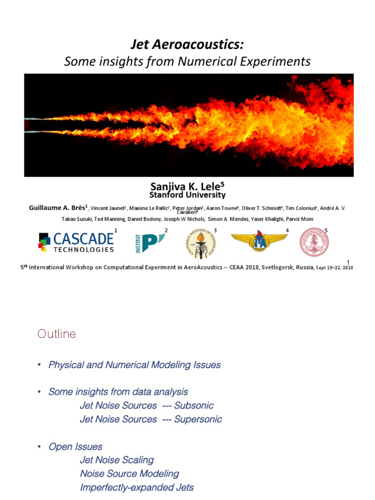 Jet Aeroacoustics:: Some Insights From Numerical Experiments | PDF ...
