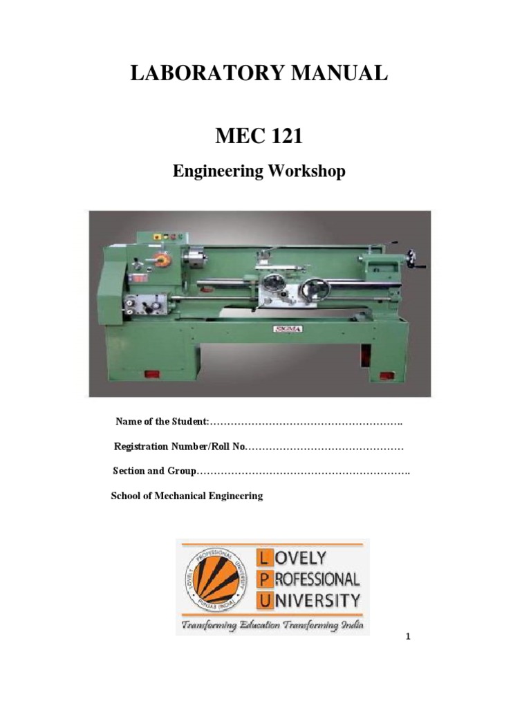 Laboratory Manual: Engineering Workshop | PDF | Solder | Soldering