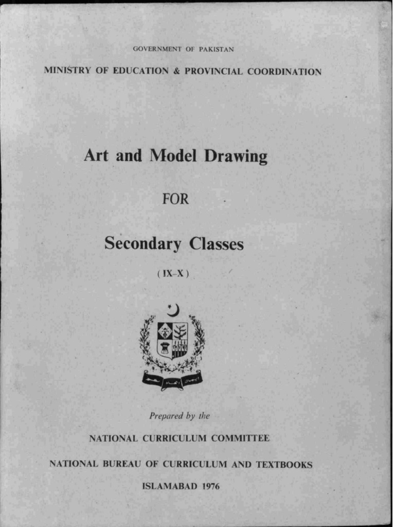 Art and Model Drawing For Secondary Classes (IX-X) .1976 | PDF ...