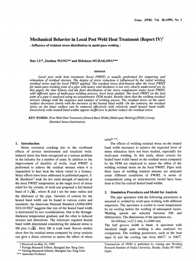 Local PWHT | PDF | Heat Treating | Welding