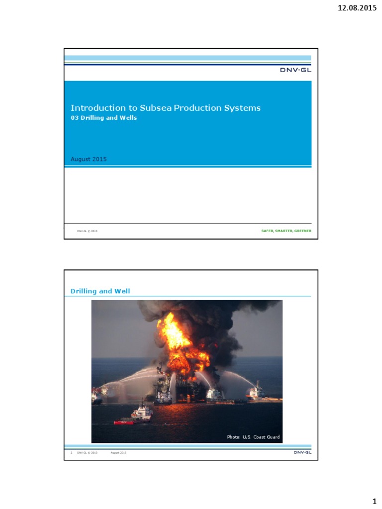 Introduction To Subsea Production Systems: 03 Drilling and Wells | PDF ...