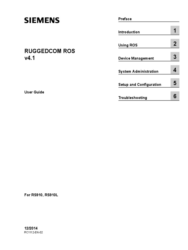 Ros Rs910 User-Guide en | PDF | Communications Protocols | Information ...