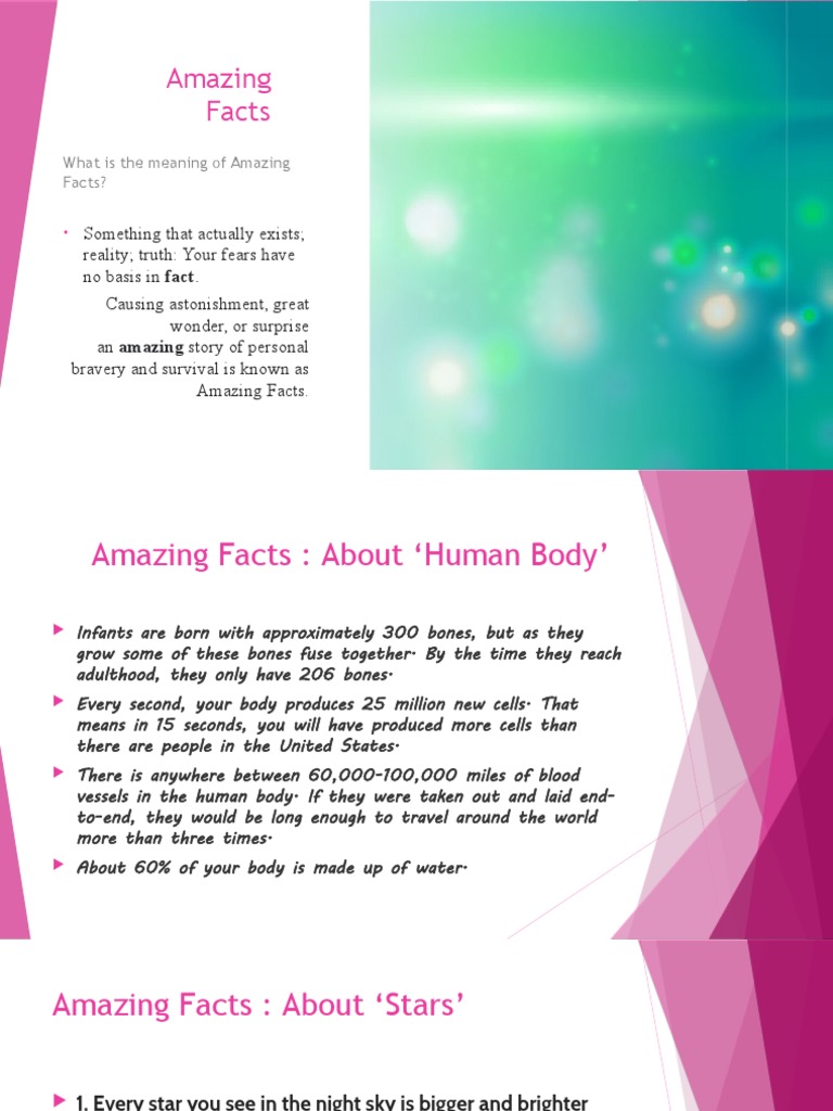 Understanding Amazing Facts | PDF | Young Adult