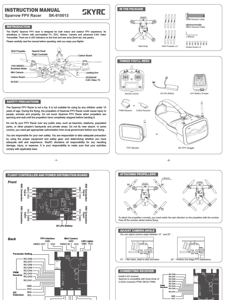 Sparrow Manual | PDF | Computer Engineering | Telecommunications