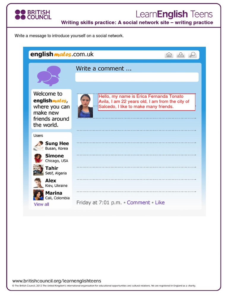 Introduce Yourself on Social Media | PDF | Career & Growth | Social Science
