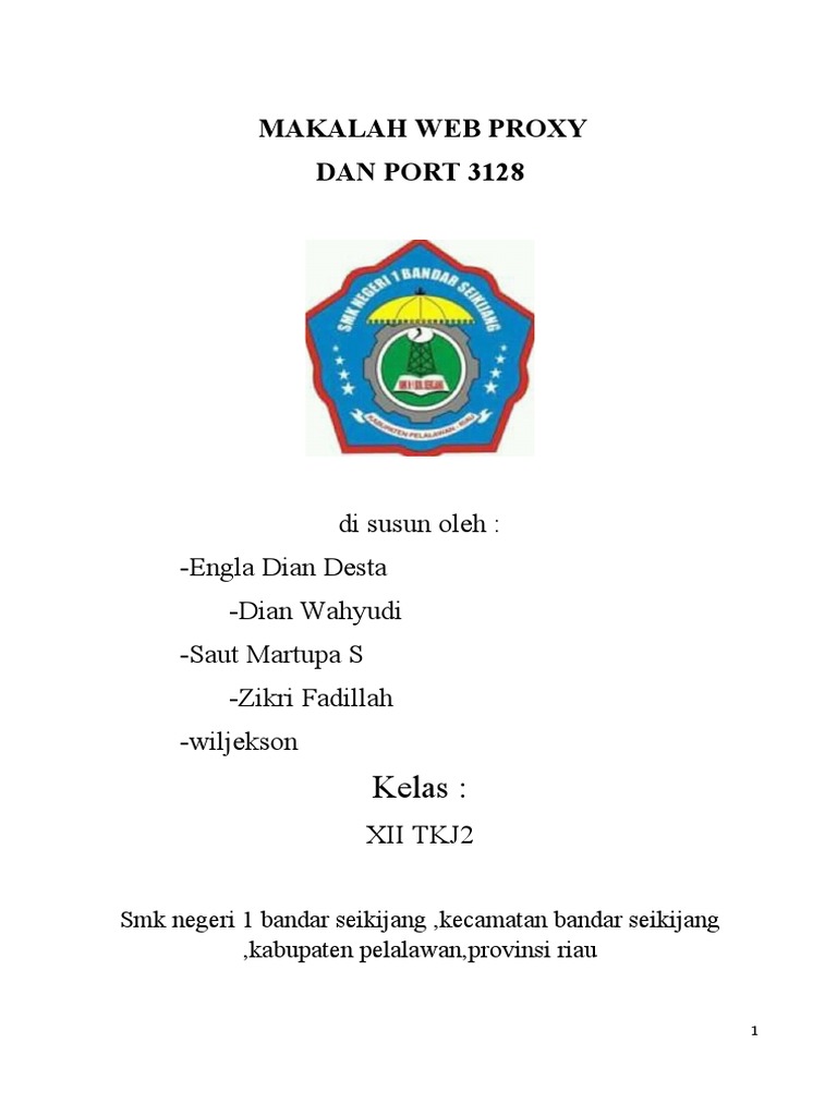 Fungsi dan Konfigurasi Port 3128 Proxy | PDF