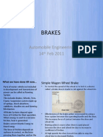BRAKING SYSTEM Students and Trainer Notes | PDF | Brake | Mechanical ...