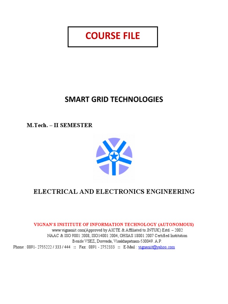 Unit-1 Introduction To Smart Grid | PDF | Smart Grid | Electric Power ...