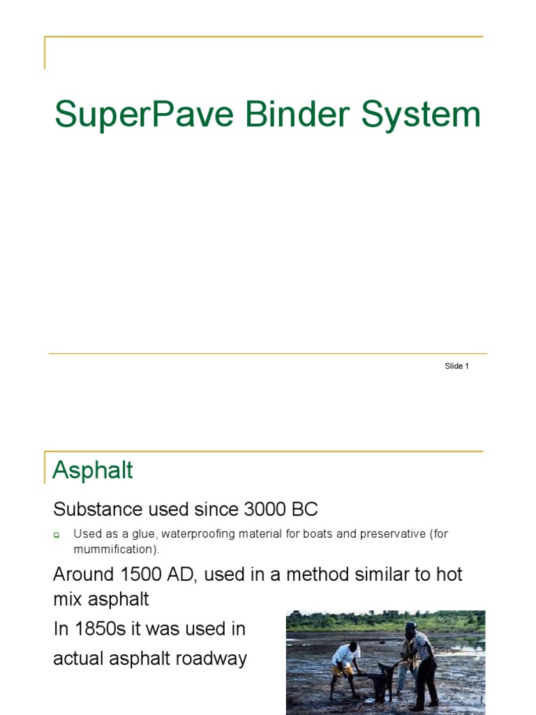 3 - Superpave Binder System | PDF | Asphalt | Creep (Deformation)