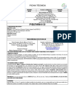 Pybuthrin 33 Ficha Tecnica | PDF | Insectos | Alimentos