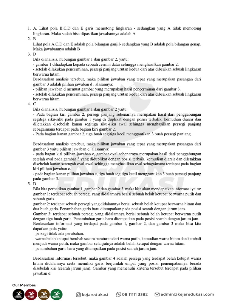 Pembahasan Latihan Soal TIU 3 | PDF