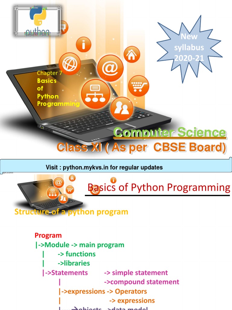 Class XI (As Per CBSE Board) : Computer Science | PDF | Variable ...