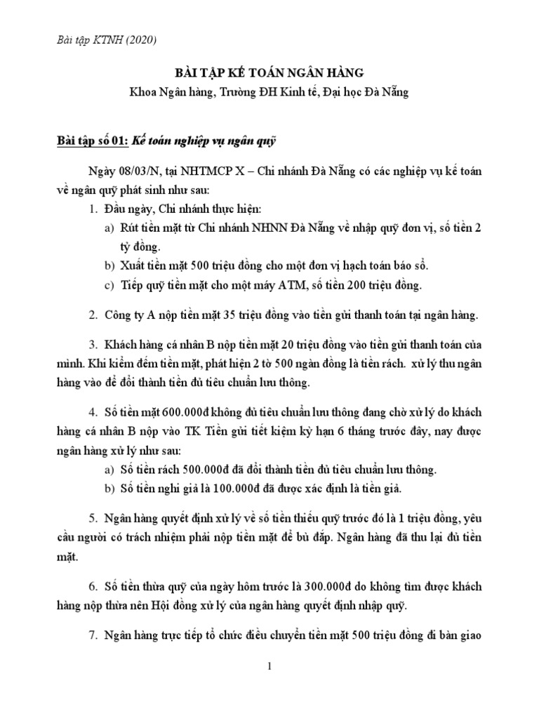 Bài tập KTNH | PDF