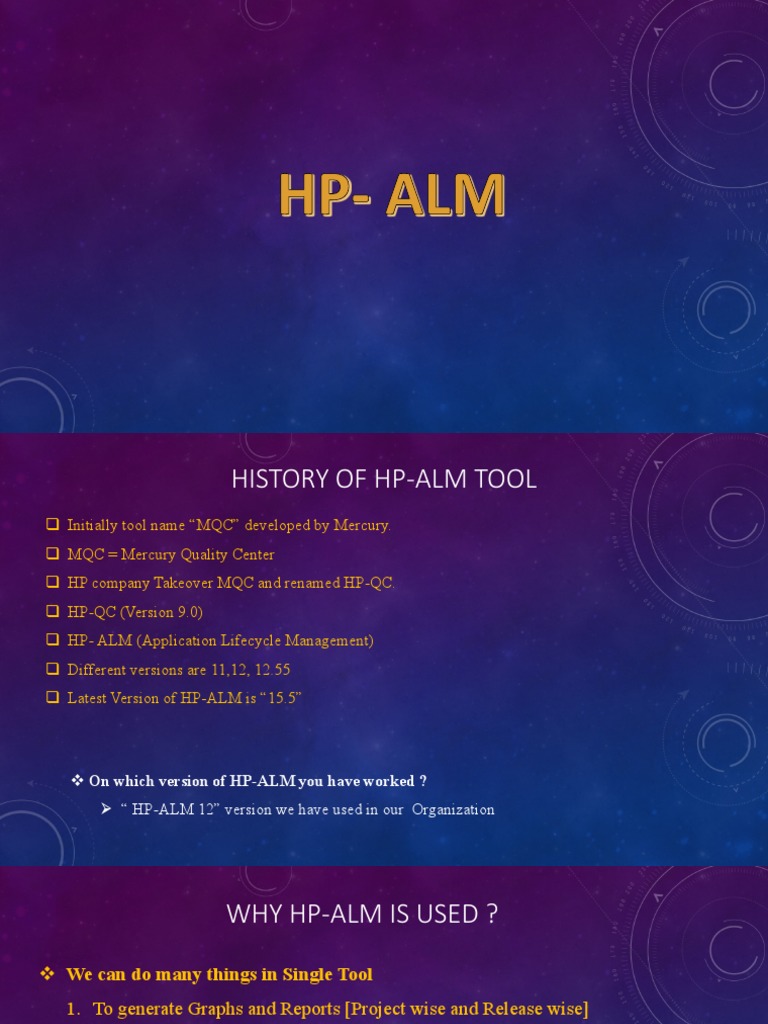 HP Alm | PDF | Login | Computer Science