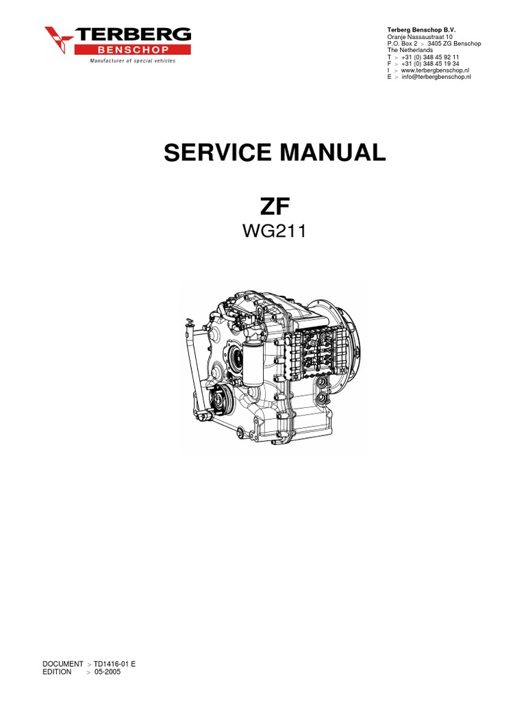 Manual ZF 6WG - 211 | PDF | Transmission (Mechanics) | Automatic ...
