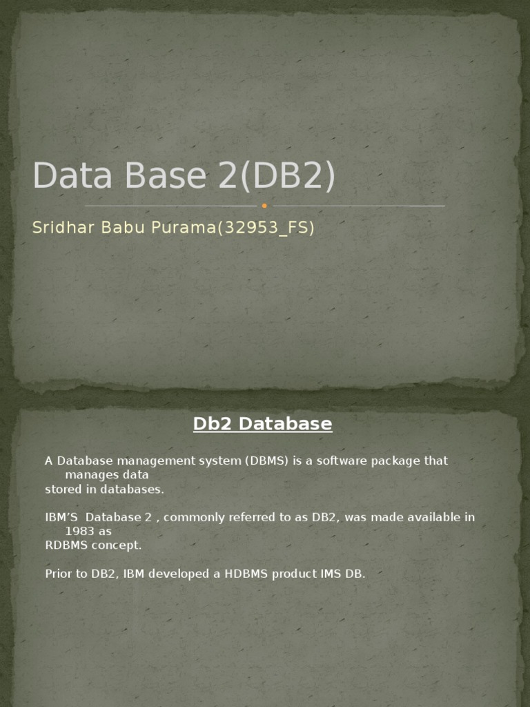 Huum - Info db2 Notes PR | PDF | Relational Database | Databases