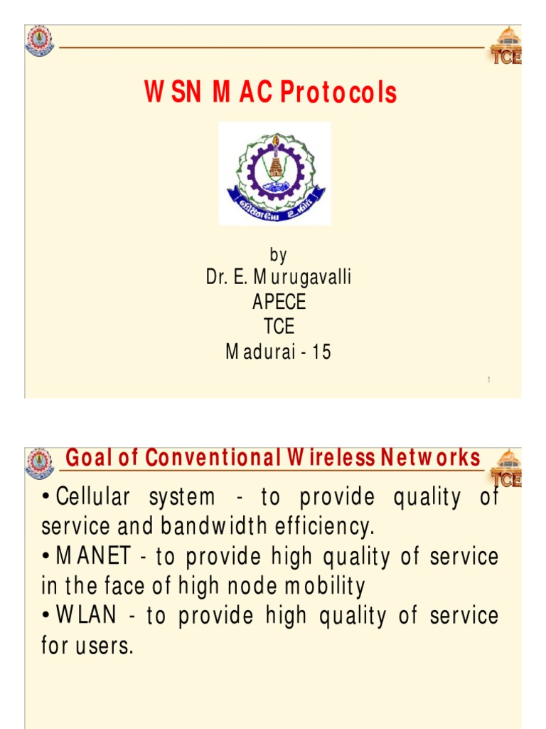 Wsn Mac Protocols Pdf Wireless Sensor Network Wireless Ad Hoc Network
