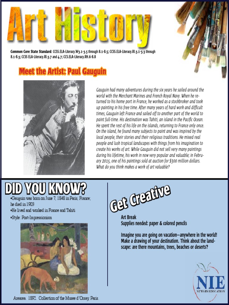 Paul Gauguin | PDF | Paul Gauguin | The Arts