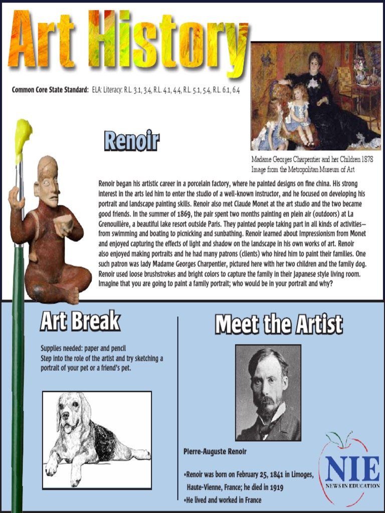 Renoir: Meet The Artist Art Break | PDF | Pierre Auguste Renoir ...