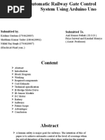 Automatic Railway Gate System | PDF | Electrical Engineering | Computer Engineering