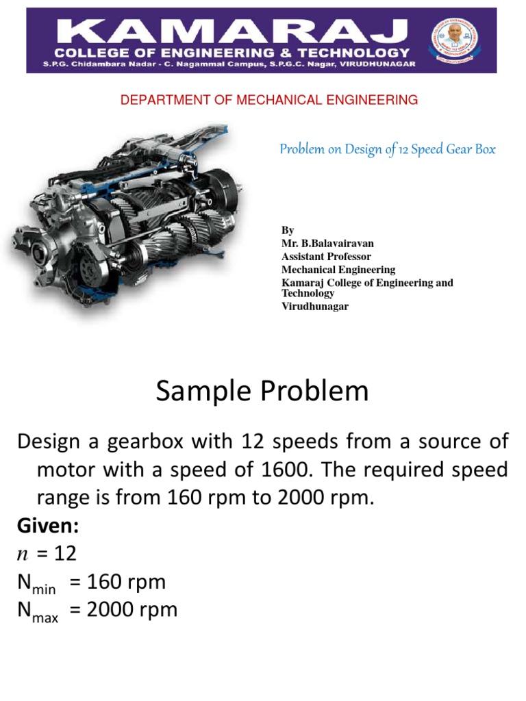 12 Speed Gear Box | PDF | Transmission (Mechanics) | Mechanical Engineering