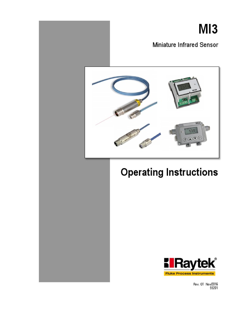 Manual Raytek MI3 | PDF | Legal Liability | Software