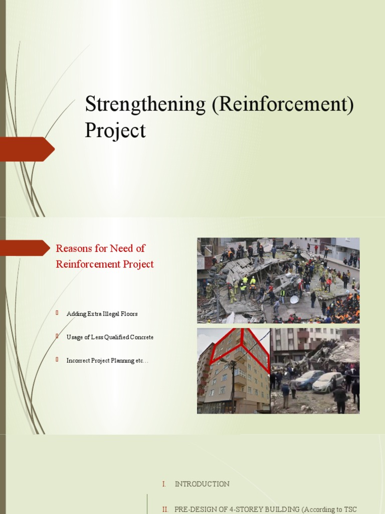 Strengthening Project of A Multi-Storey Concrete Building | PDF | Beam ...