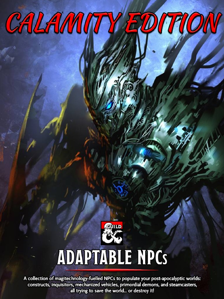 5e-Preparednpc-Adaptable NPCs - Calamity Edition (Optimized) v1.1 | PDF ...