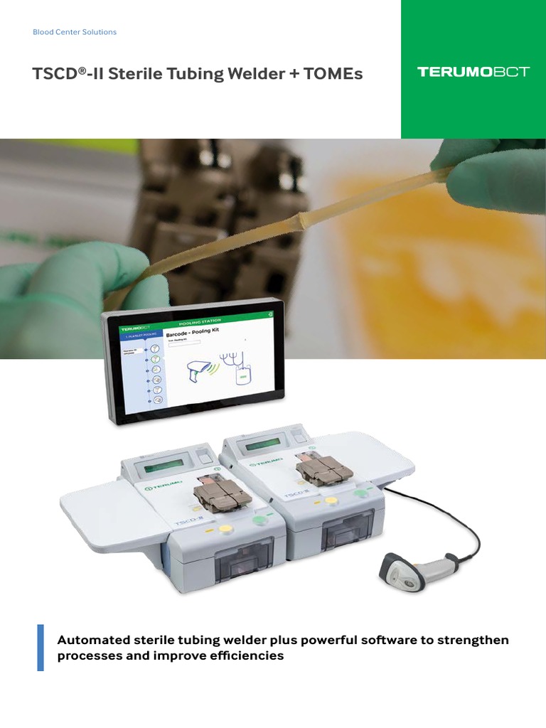 TSCD - Ii Sterile Tubing Welder + Tomes | PDF | Automation | Pipe ...