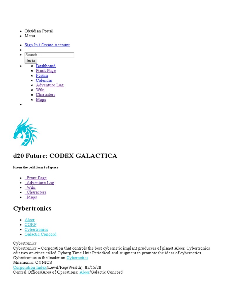 Cybertronics | PDF