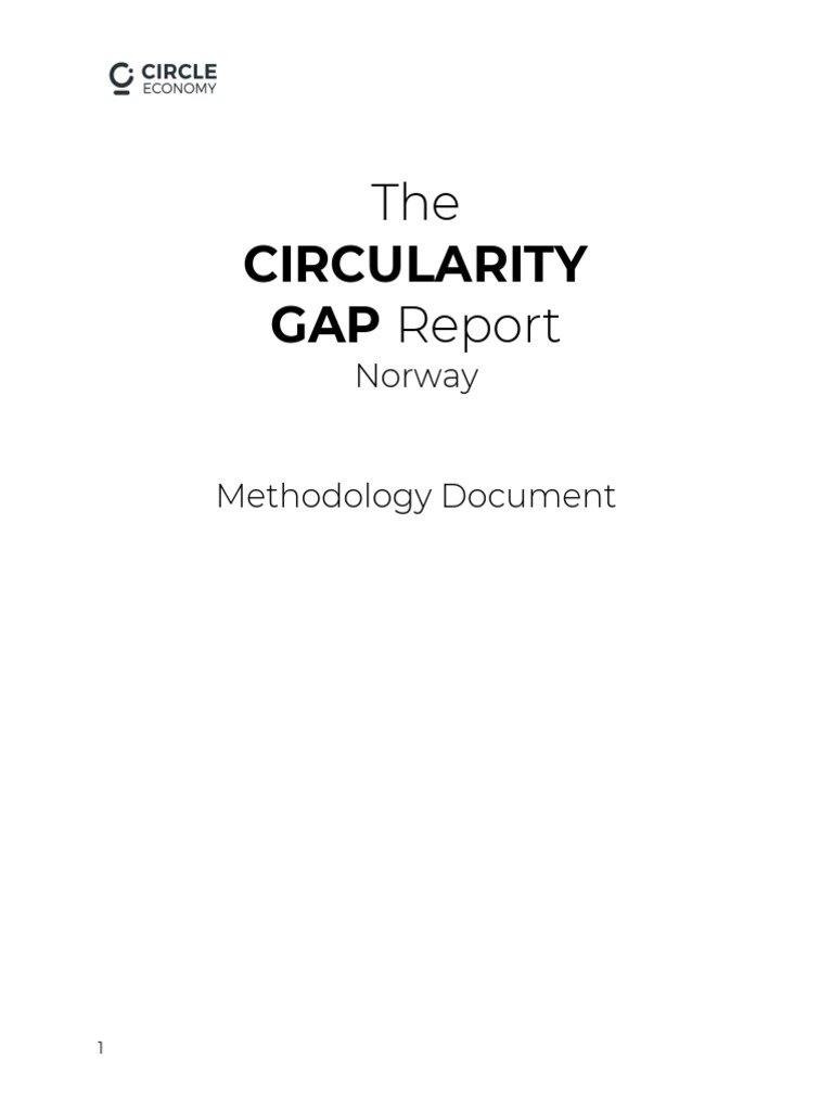 CGR NO Methodology | PDF | Input–Output Model | Waste