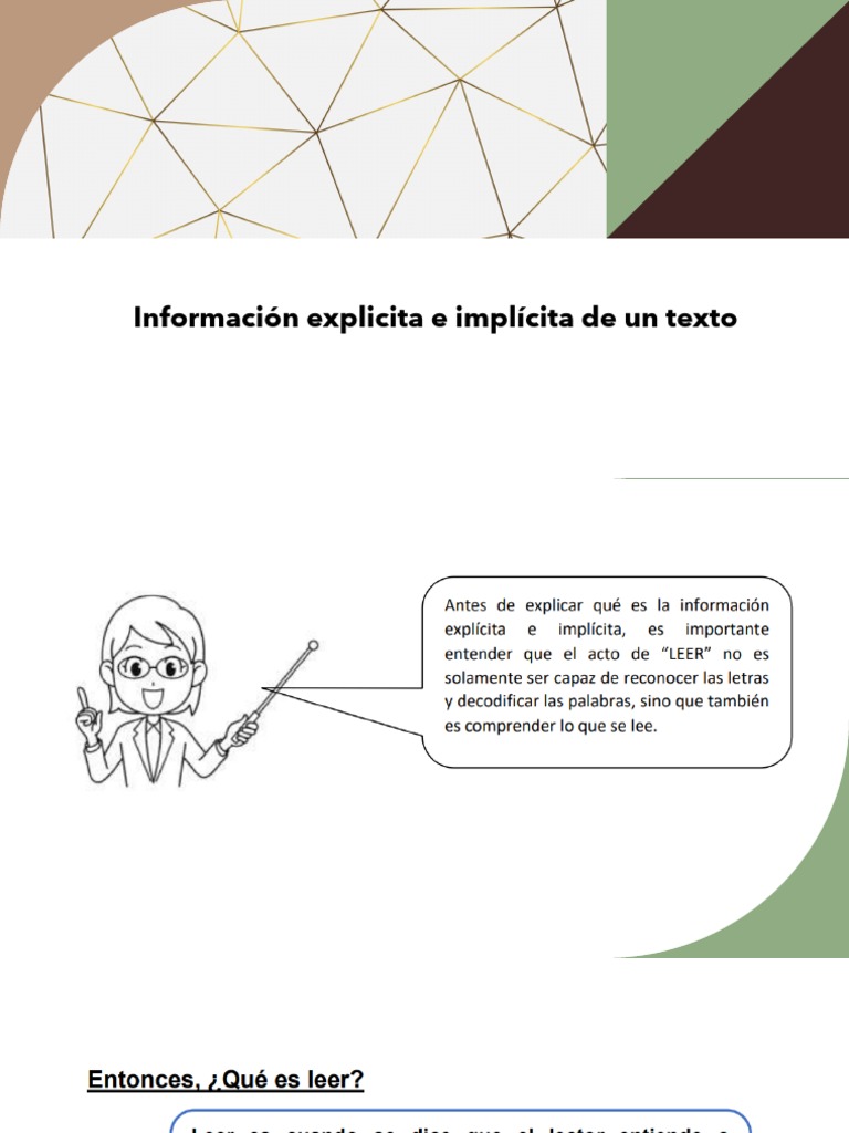 Información Explicita e Implícita de Un Texto | PDF