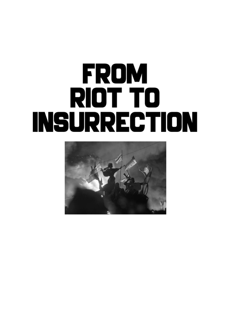 From Riot To Insurrection - Alfredo Bonanno | PDF | Anarchism | Anarchy