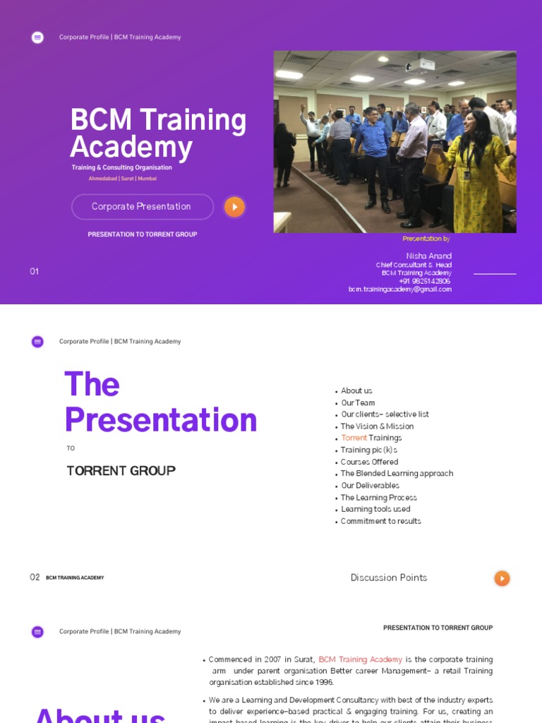 BCM Training Academy | PDF | Startup Company | Small Business ...