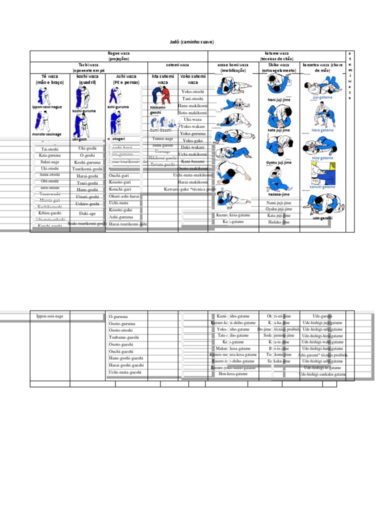 Judo Techniques and Throws Overview | PDF | Japanese Martial Arts | Judo