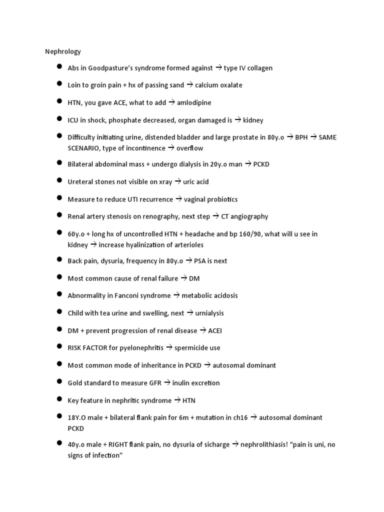 Nephrology | PDF | Kidney Disease | Urological Conditions