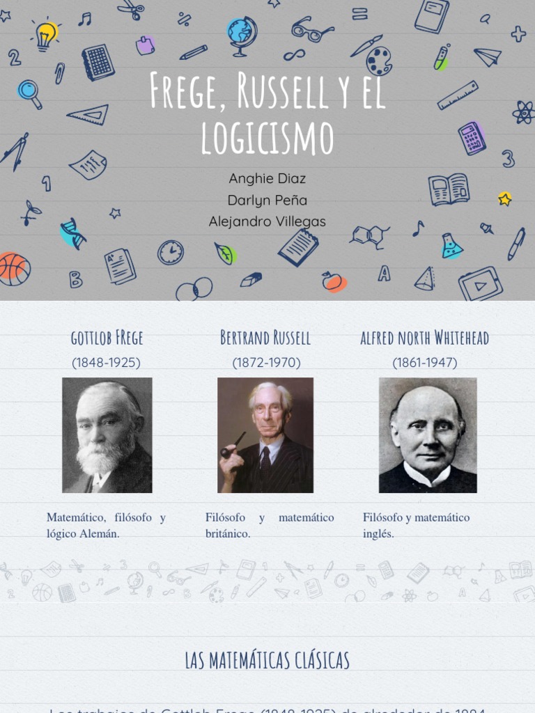 Logicismo Frege Russell | PDF | Bertrand Russell | Lógica matemática