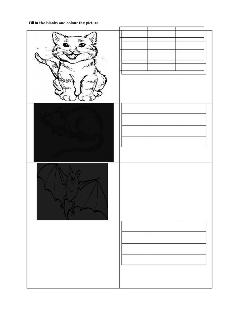 Cat Mat Bat Rat | PDF