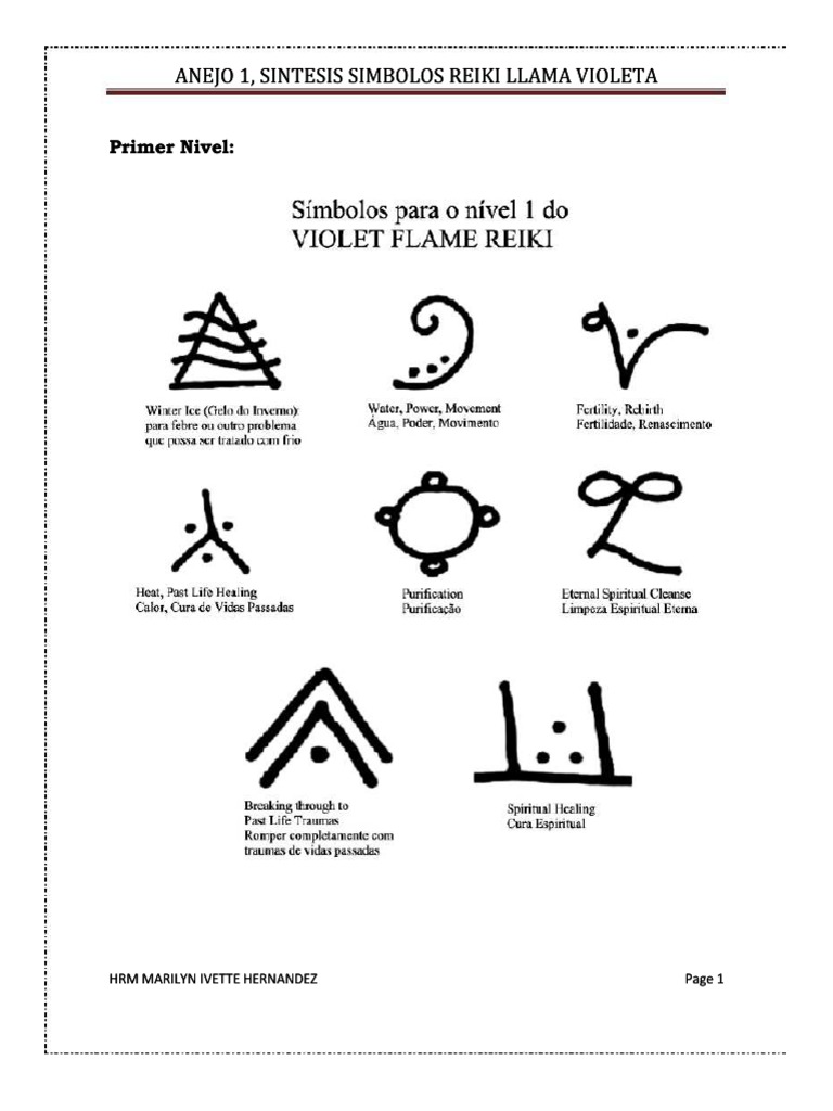 Qdoc - Tips - Simbolos Llama Violeta Reiki | PDF | Trauma psicólogico ...