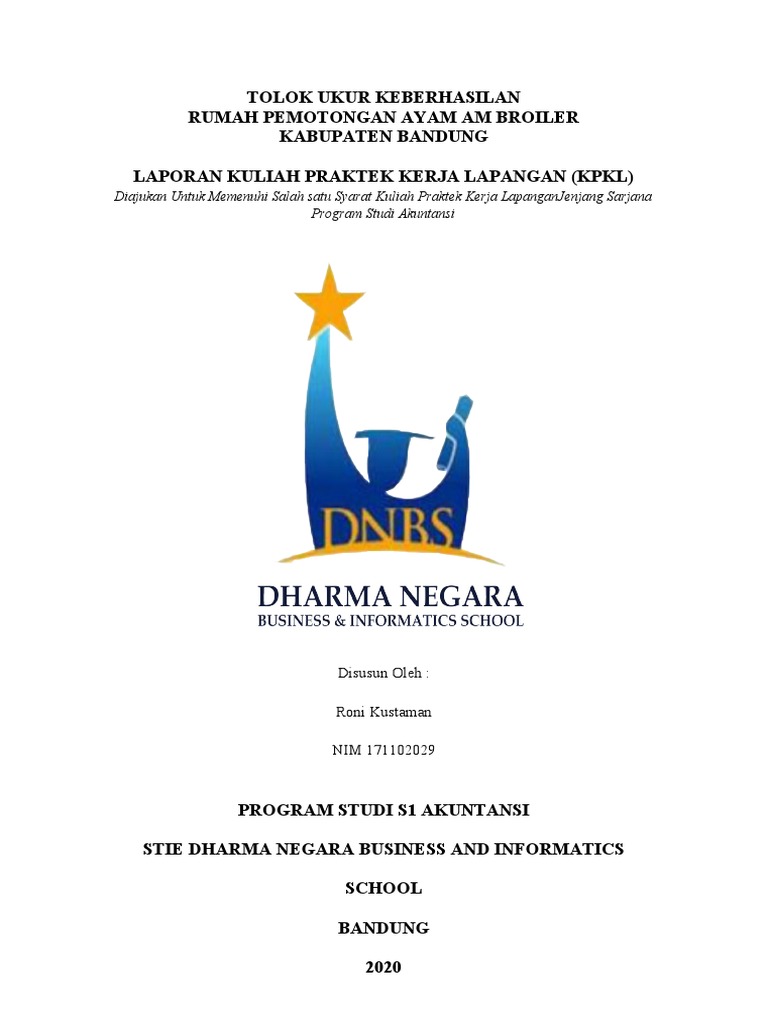 Laporan KKL Roni Kustaman | PDF | Karier & Perkembangan | Bisnis