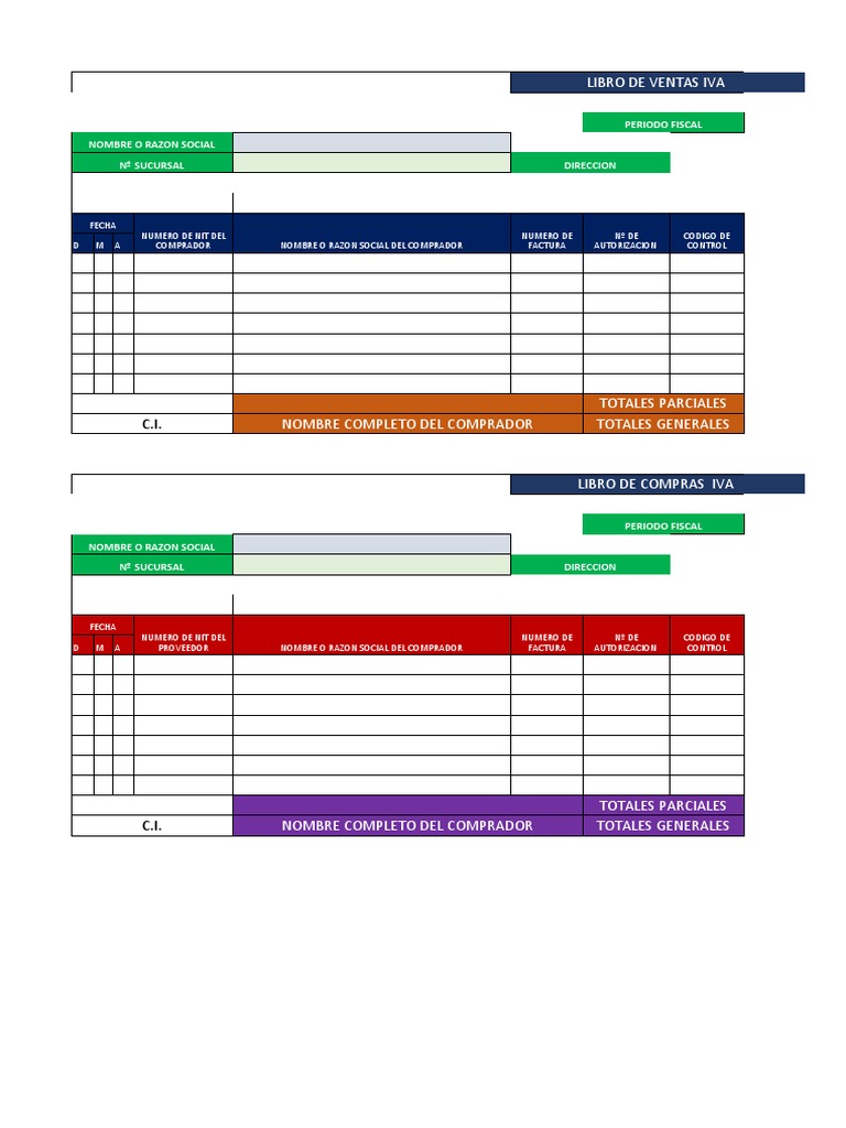 Libro de Compras y Ventas | PDF