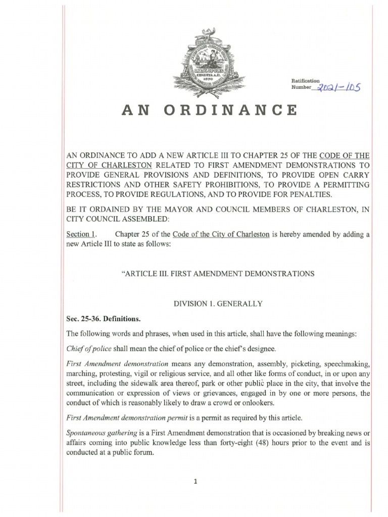 First Amendment Demonstrations | PDF